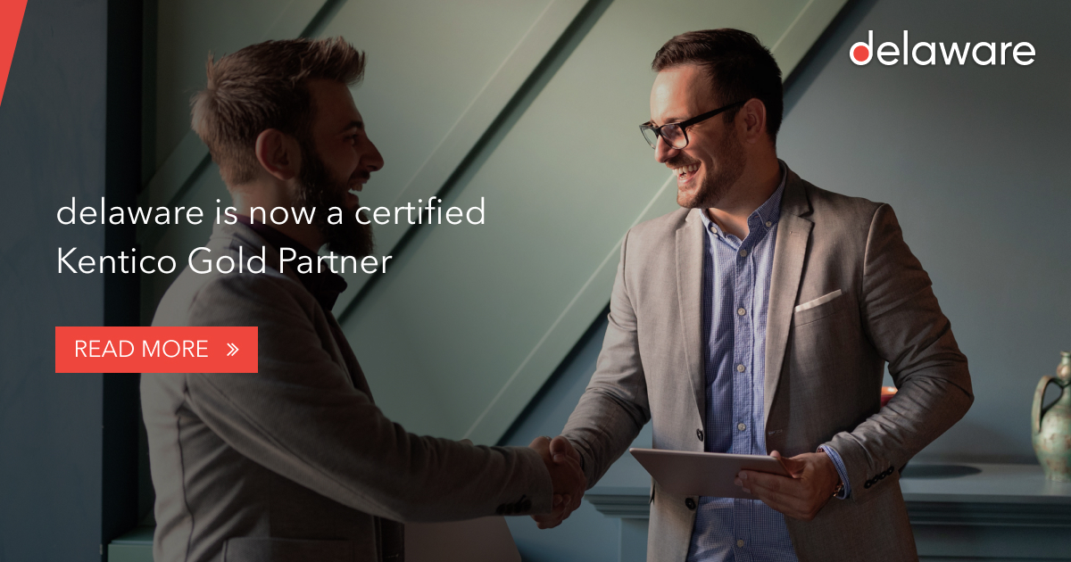 Certified Kentico Gold Partner - delaware Belgium