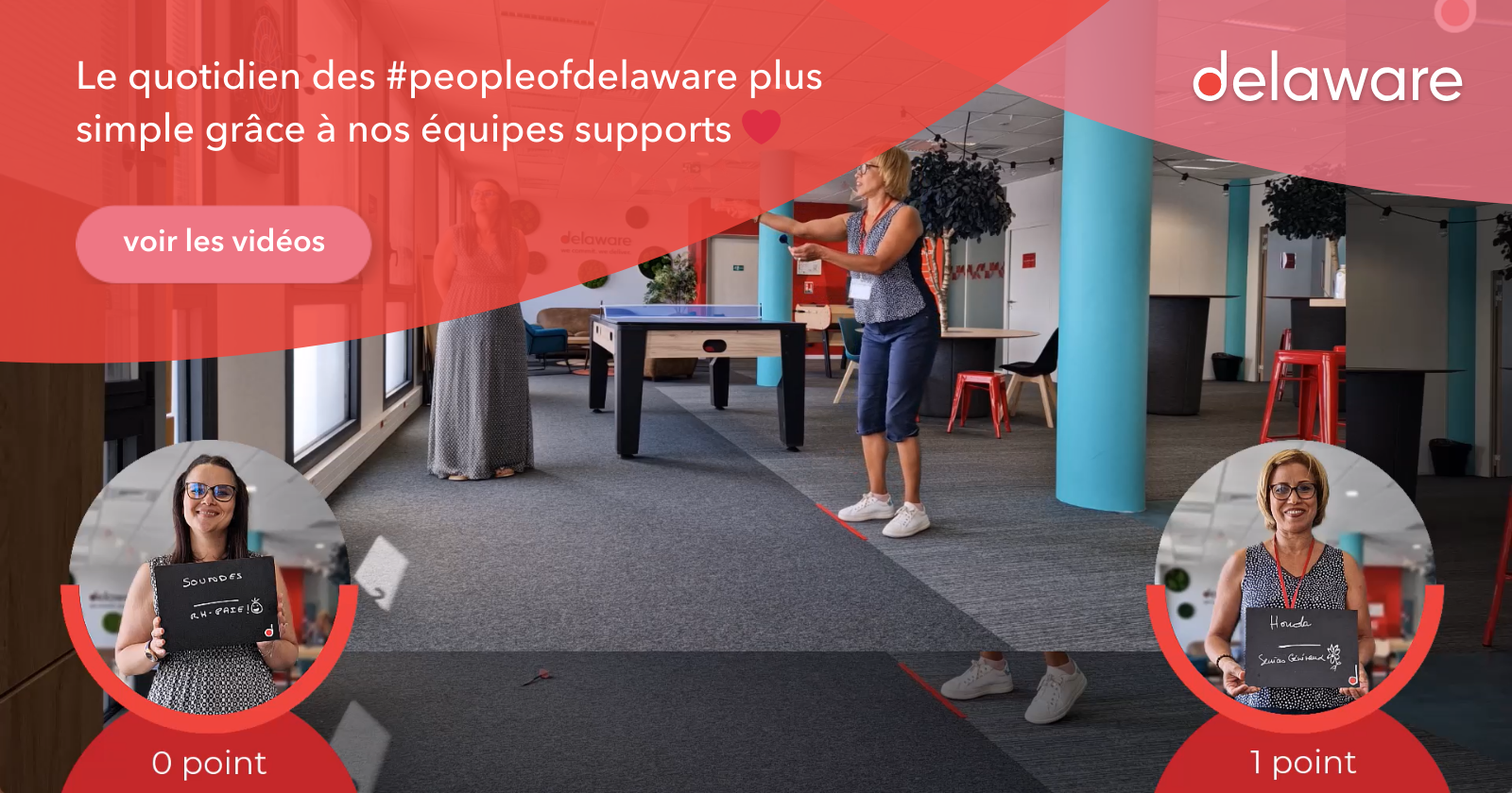 Les équipes support #onestlàpourvous - delaware France