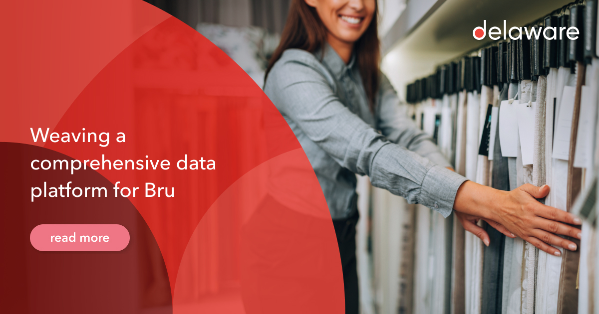 Weaving a data platform for BRU textiles - delaware Belgium