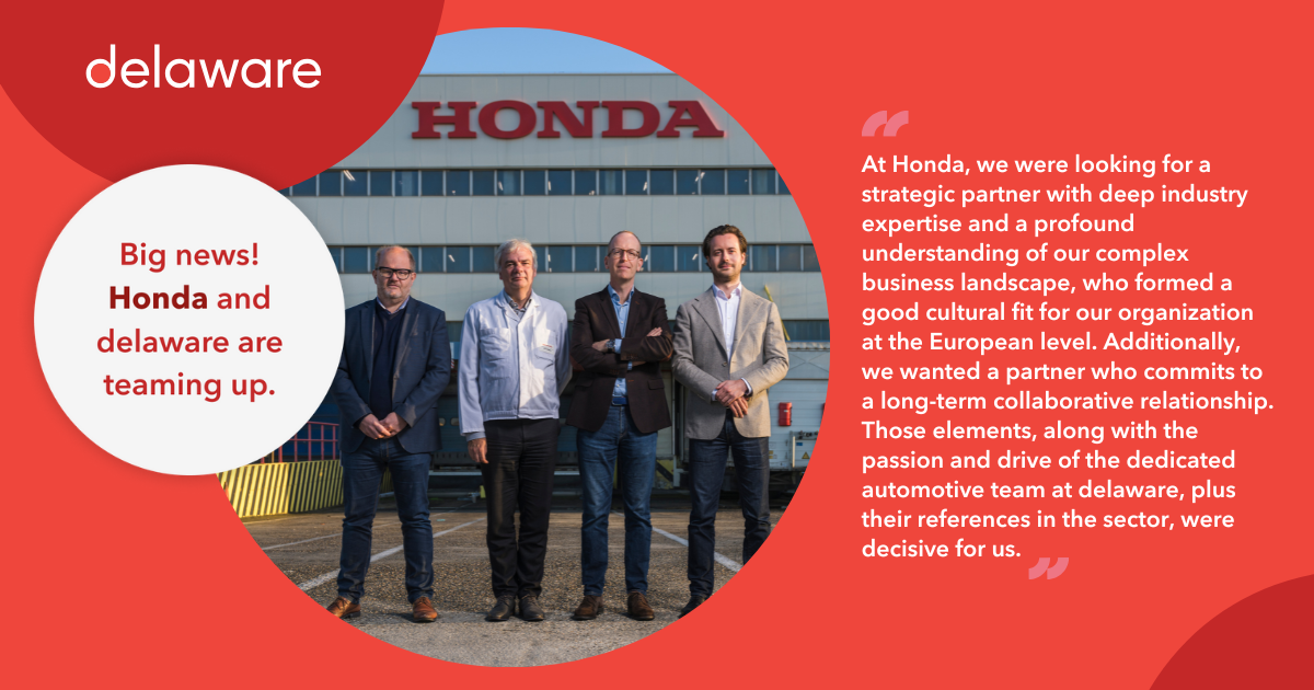 Honda Europe Enhances Supply Chain with delaware - delaware Switzerland