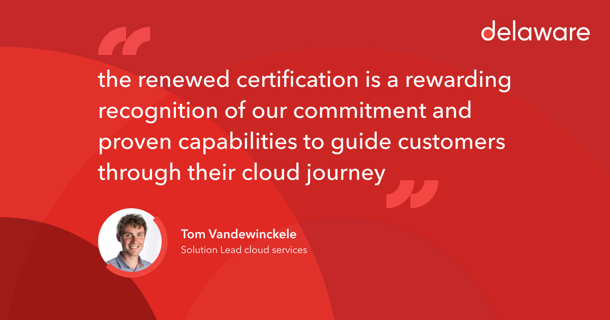 Microsoft Azure Expert MSP Award - delaware Belgium