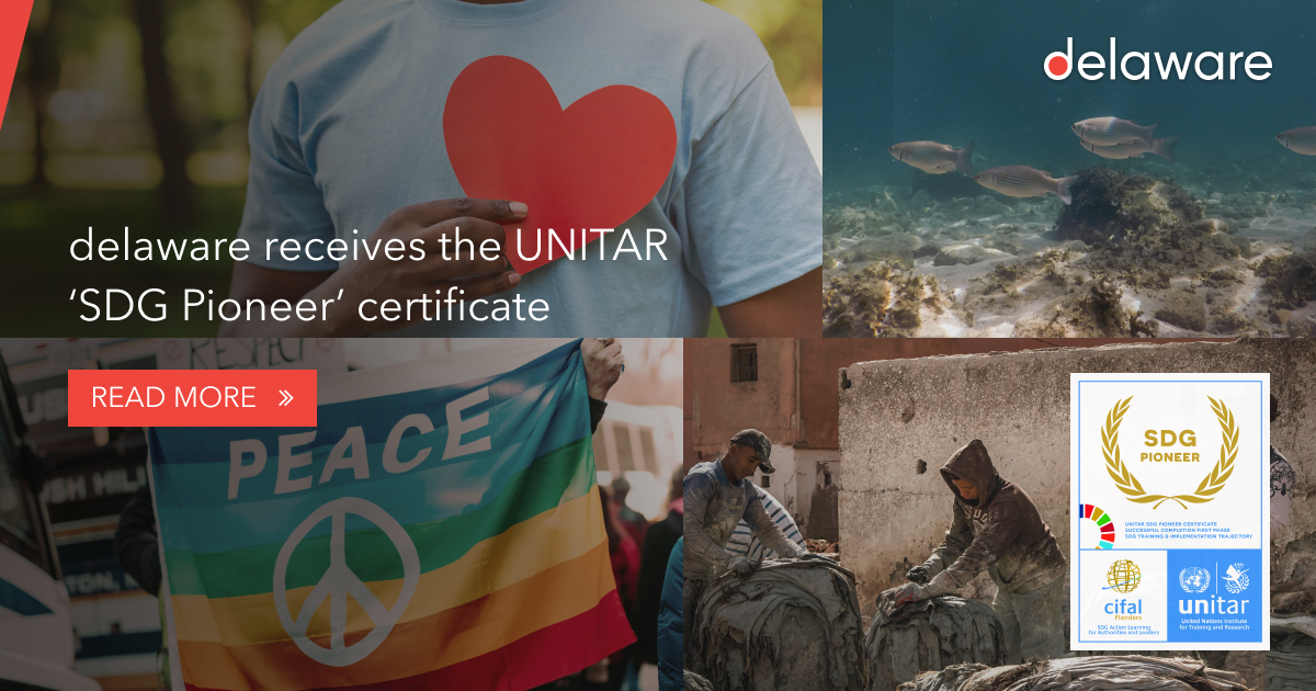 delaware receives the UNITAR ‘SDG Pioneer’ certificate - delaware