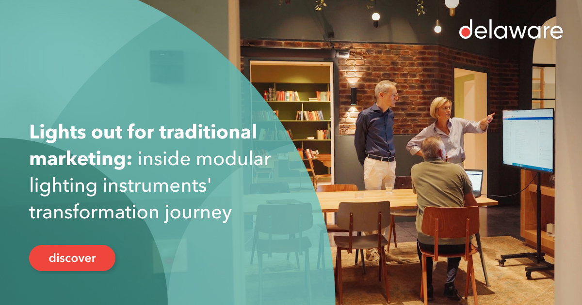 Modular Lighting Instruments' transformation story - delaware Belgium