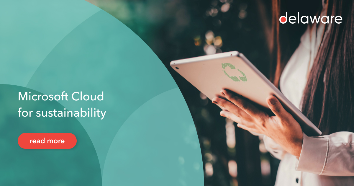 Microsoft Cloud for Sustainability - delaware Netherlands