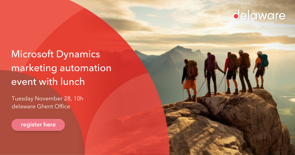 Microsoft Dynamics Marketing Automation lunch - delaware Belgium