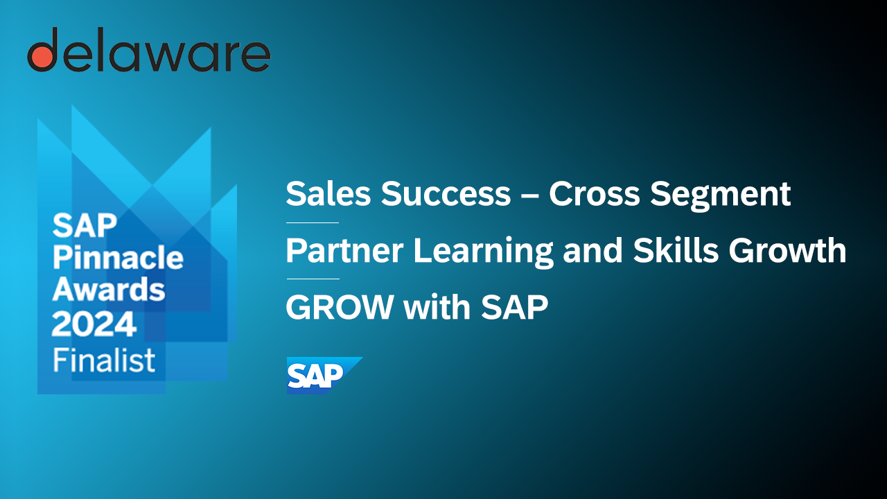delaware est finaliste du Prix Pinnacle SAP® 2024 dans la catégorie ...