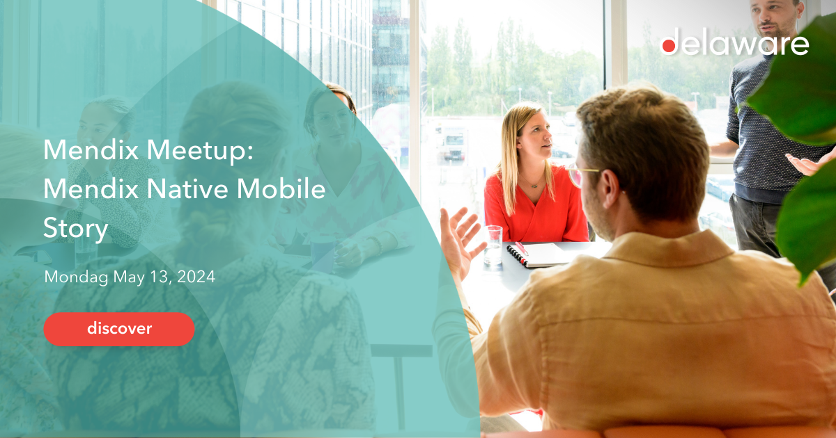 Offline Sync: Mendix Native mobile story - delaware Belgium