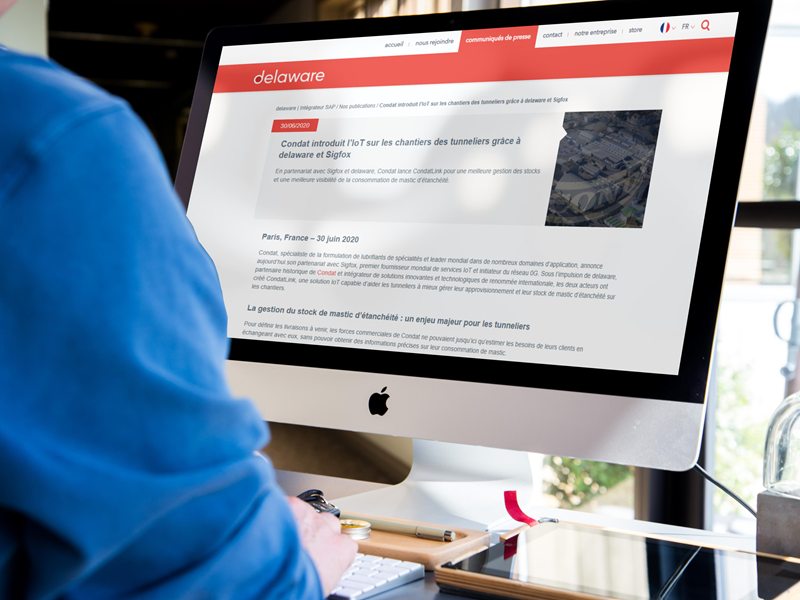 Condat introduces IoT on tunnel boring sites thanks to delaware and ...