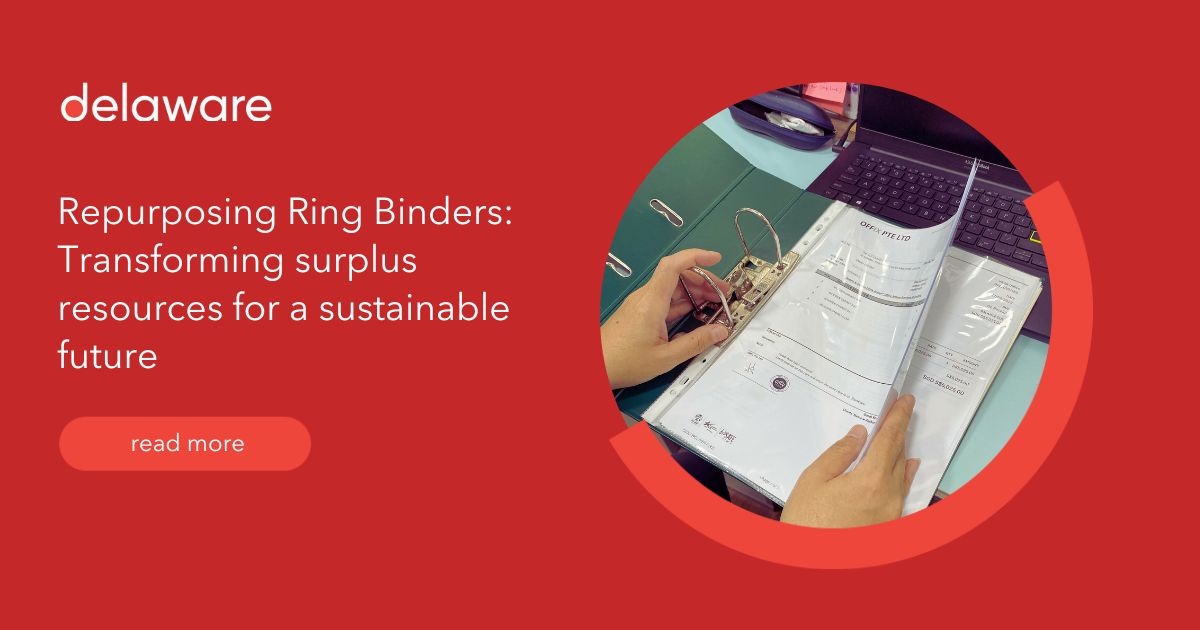 Repurposing Ring Binders: Transforming Surplus Resources for a Sustainable Future - delaware ...