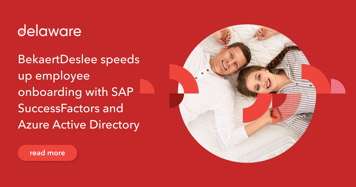 BekaertDeslee speeds up employee onboarding with SAP SuccessFactors and Azure Active Directory ...