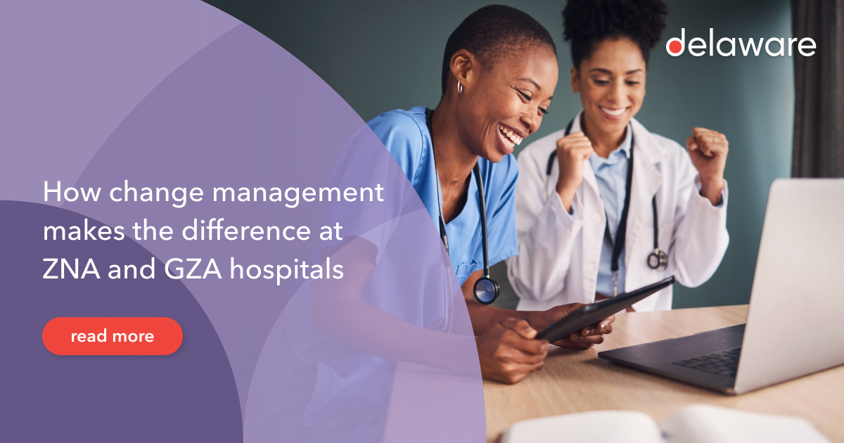 Change management at ZNA and GZA hospitals - delaware Belgium